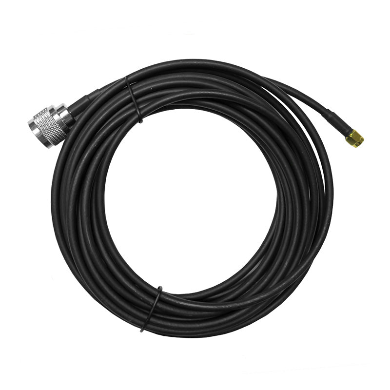 Benelec 101205 6m LL195 SMA Plug to N Plug Lead – Foxtrot Communications