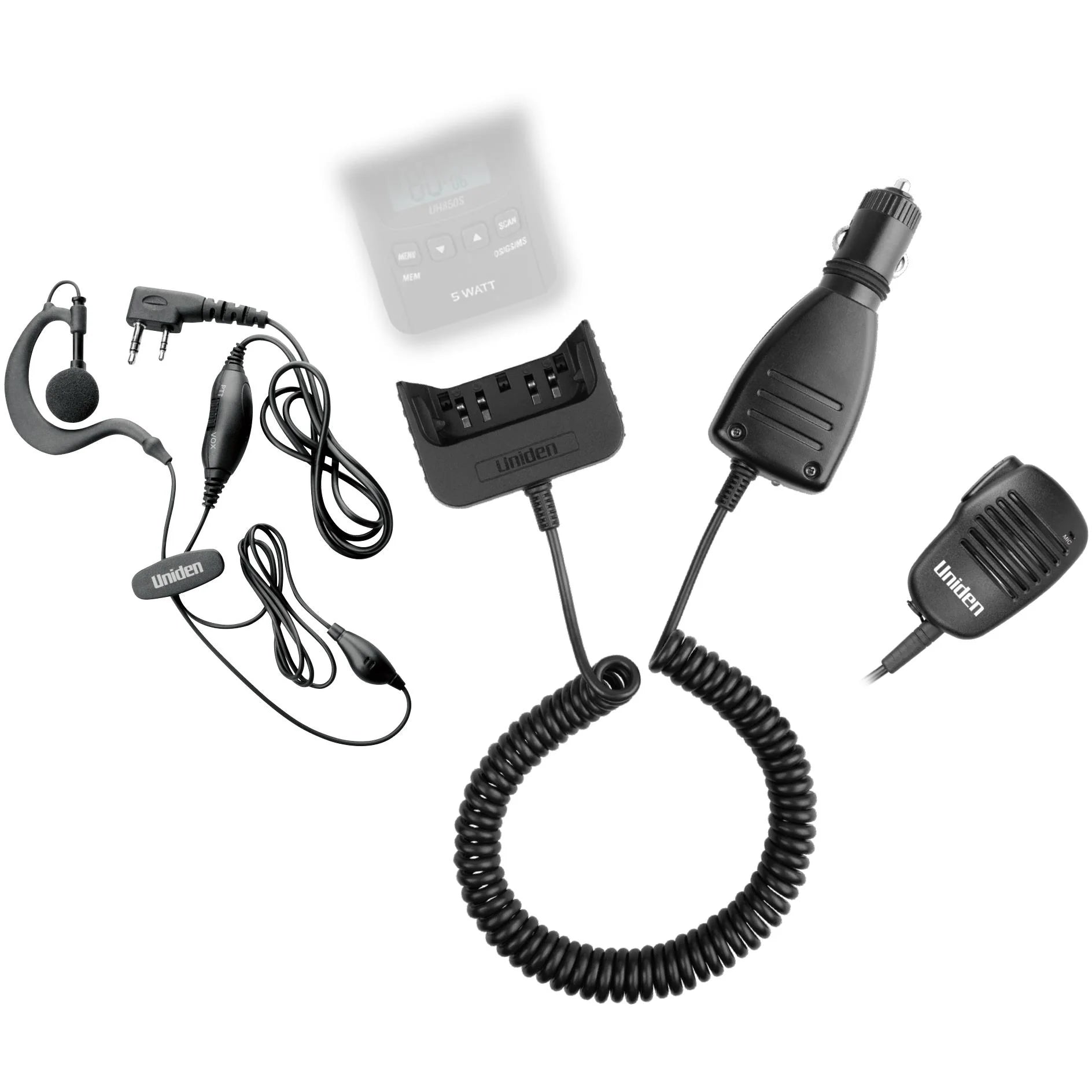 Uniden ACC850 Vehicle Charger Kit - UH850 – Foxtrot Communications