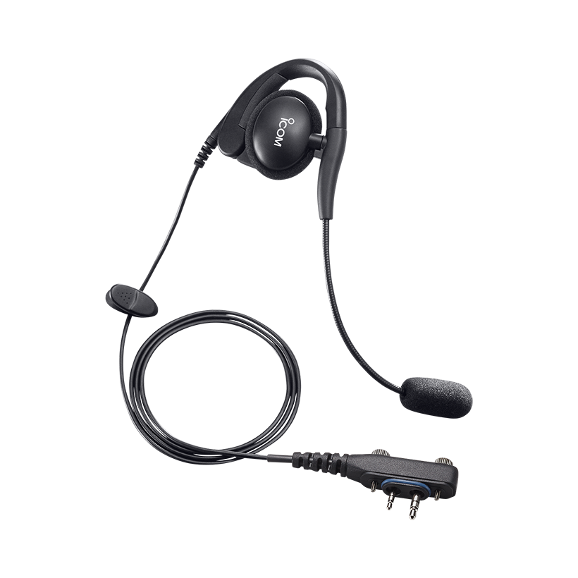 ICOM HS94LWP Earhook Boom VOX Headset – Foxtrot Communications