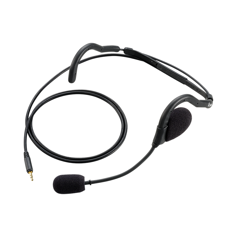 ICOM HS95 Lightweight Behind the Head Headset – Foxtrot Communications