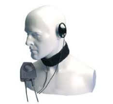 Entel CXR16/DX - D Style Headset with Throat Mic – Foxtrot Communications